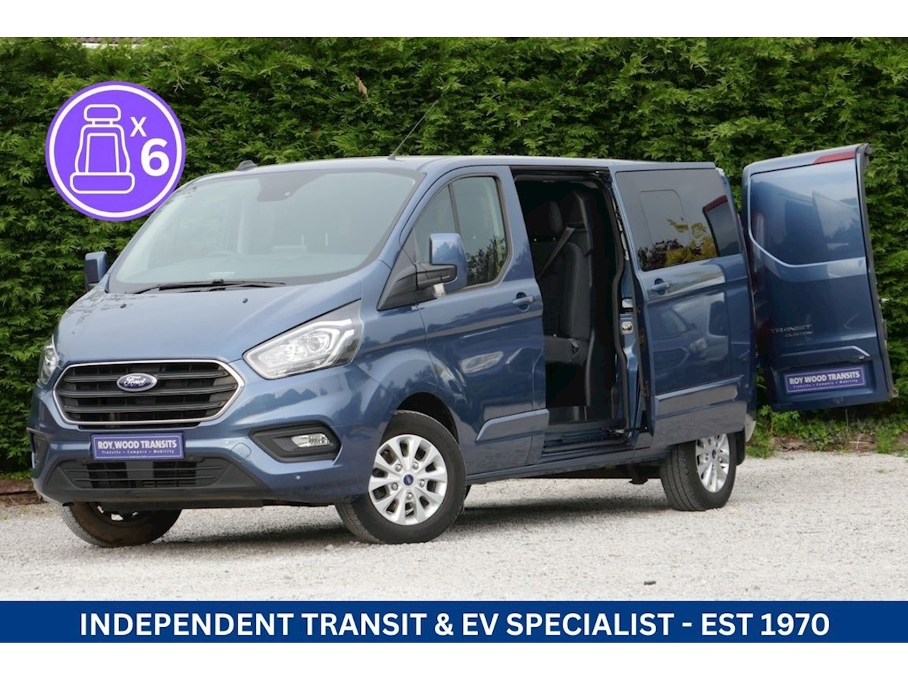 Used 2022 Ford Transit Custom 320 L2 DCiV Limited 130ps Euro 6 Diesel ...