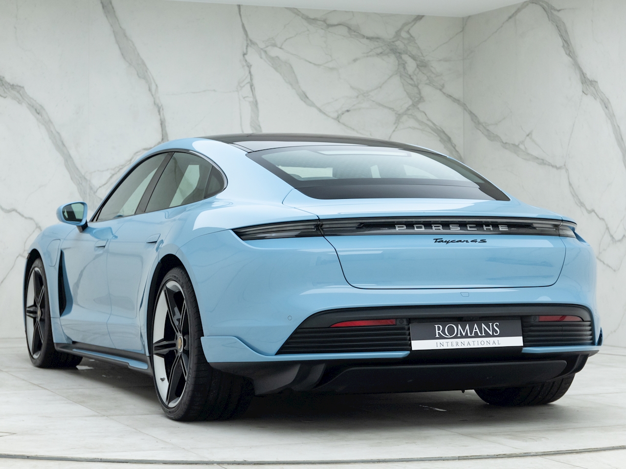 2020 Used Porsche Taycan Performance Plus 4S | Frozen Blue Metallic