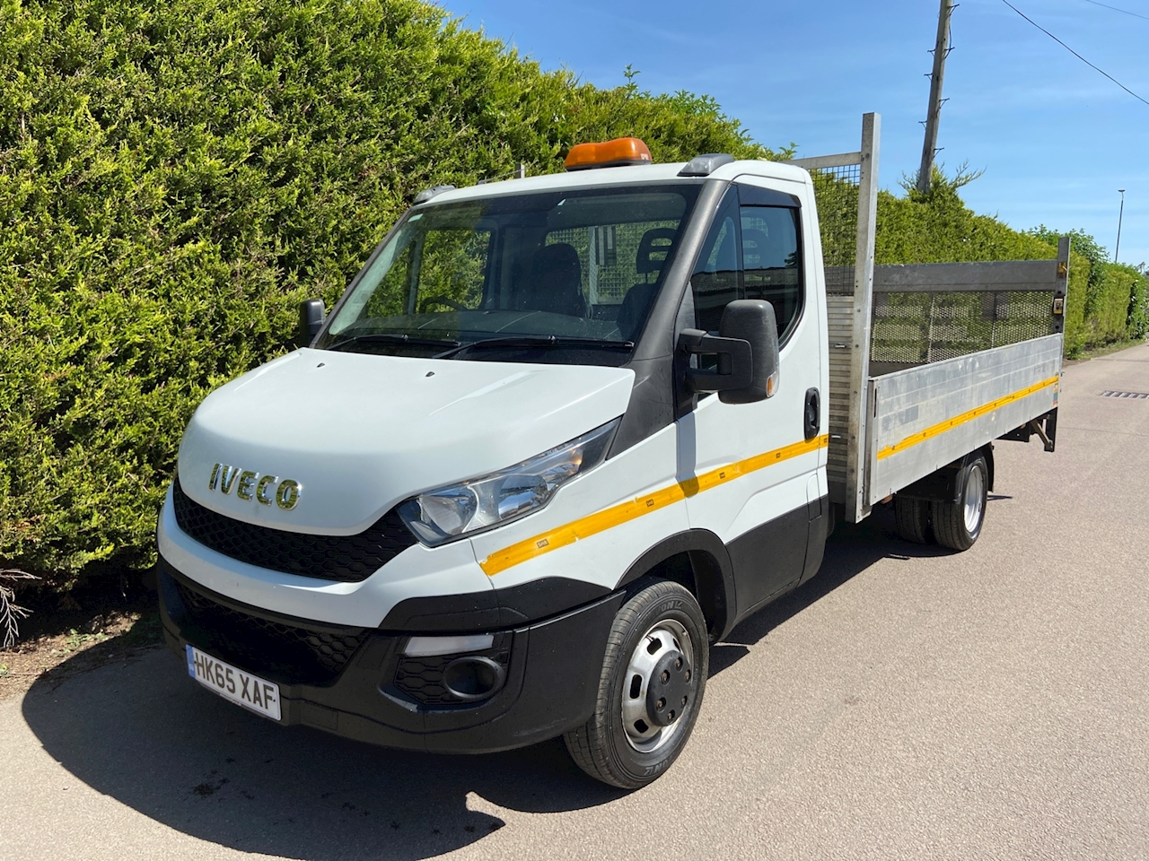 Used 2015 Iveco Daily 2.3 TD 3v 35C 3750 RWD LWB 14ft Dropside- Tail ...
