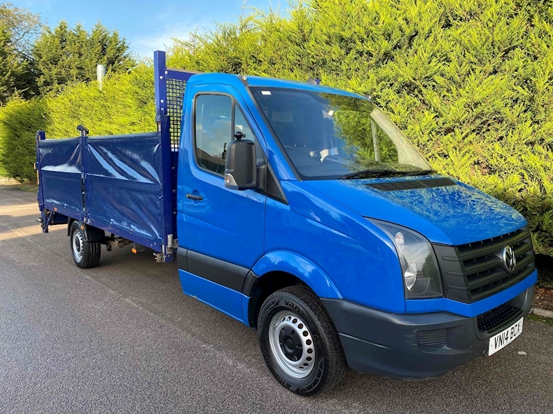 Used 2014 Volkswagen Crafter CR35 2.0 TDI LWB 14FT DROPSIDE FLATBED ...