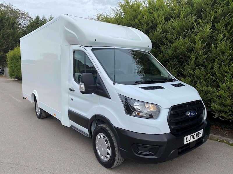 Used 2020 Ford Transit 350 2.0 ECOblue Leader LWB Low Loader Luton Van ...