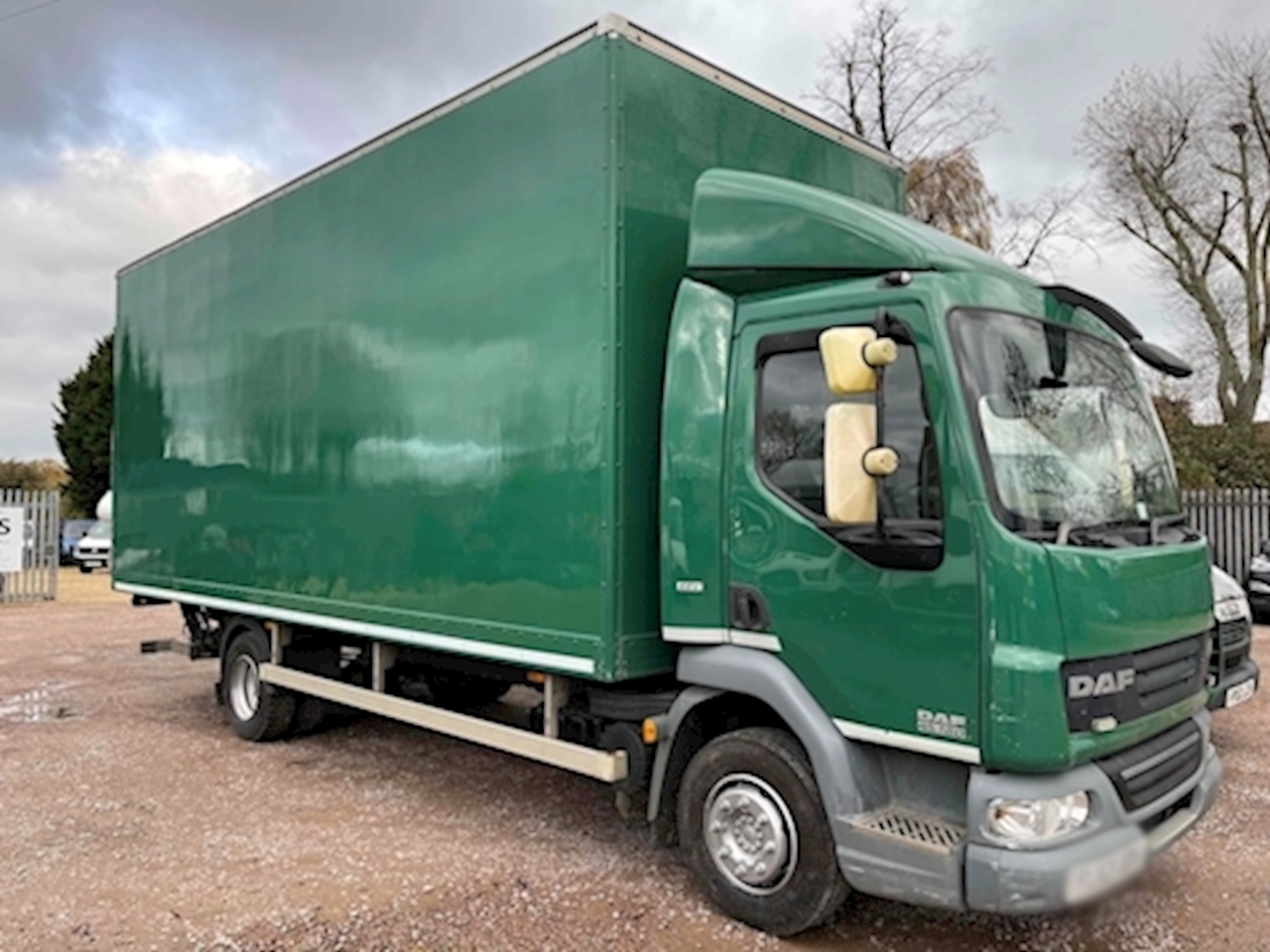 Used 2013 DAF LF 45.180 HALF BOX / HALF CURTAIN SIDED TAIL LIFT For ...