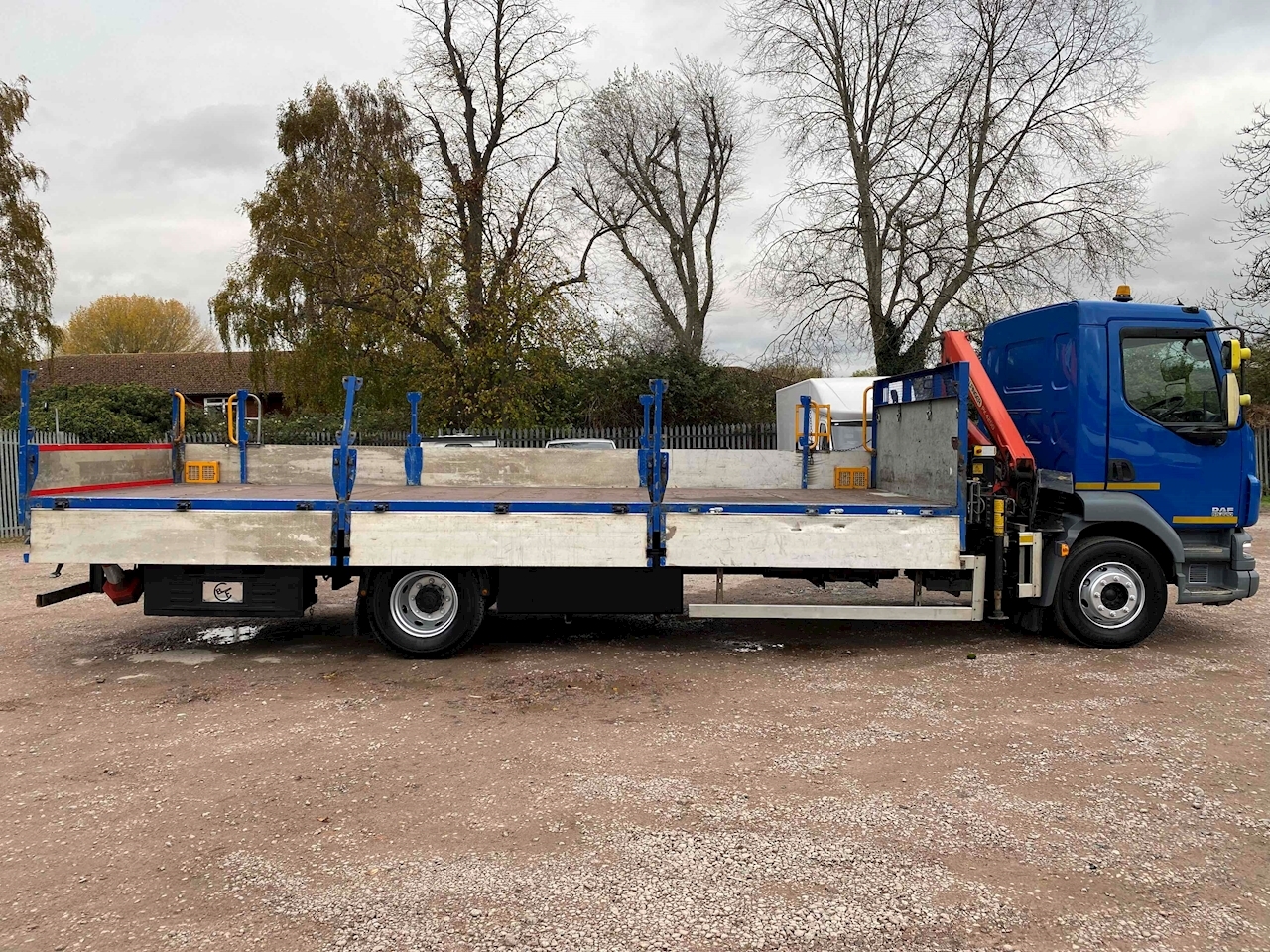 Used 2013 DAF LF 55.220 DROPSIDE CRANE LORRY For Sale in Leics (U1955 ...
