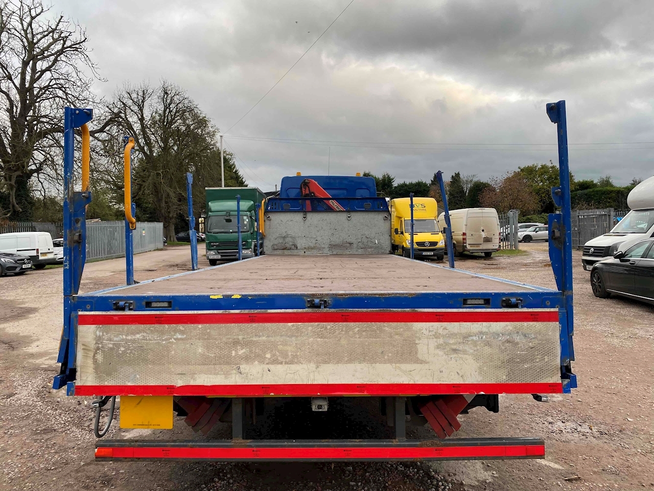Used 2013 DAF LF 55.220 DROPSIDE CRANE LORRY For Sale in Leics (U1955 ...