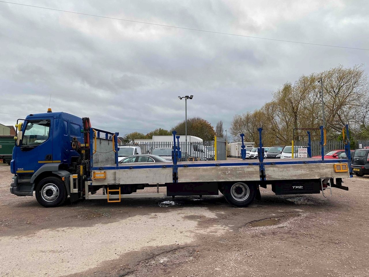 Used 2013 DAF LF 55.220 DROPSIDE CRANE LORRY For Sale in Leics (U1955 ...