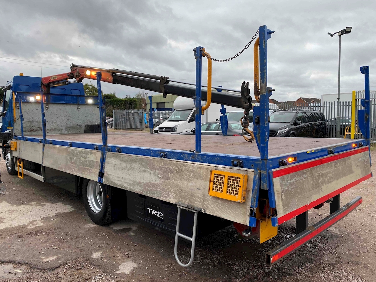 Used 2013 DAF LF 55.220 DROPSIDE CRANE LORRY For Sale in Leics (U1955 ...