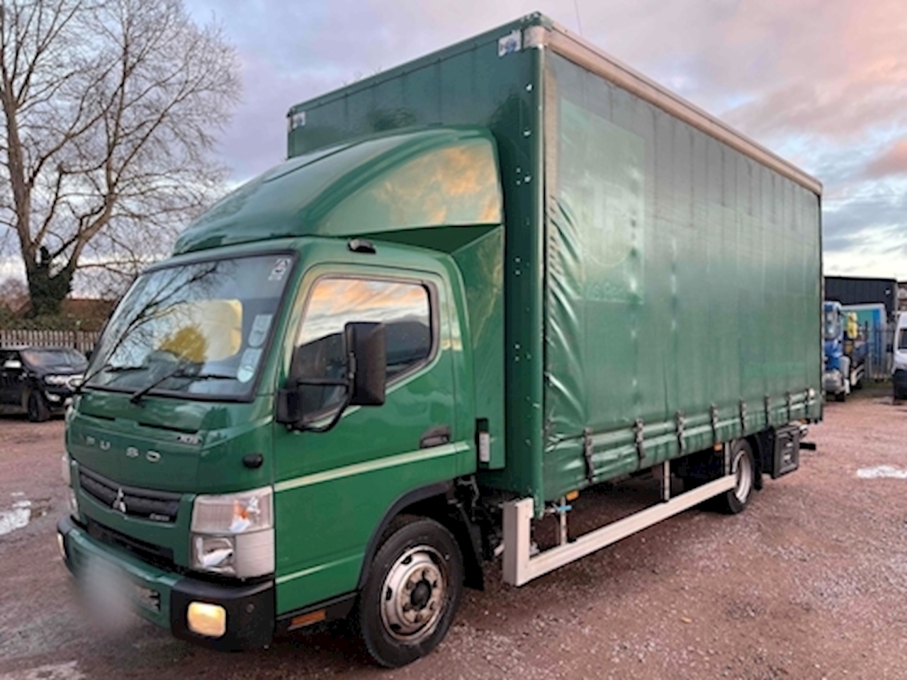 Used 2014 FUSO Canter 7C18 47 3.0 CURTAIN SIDE - CANTER LEAVER TAIL ...