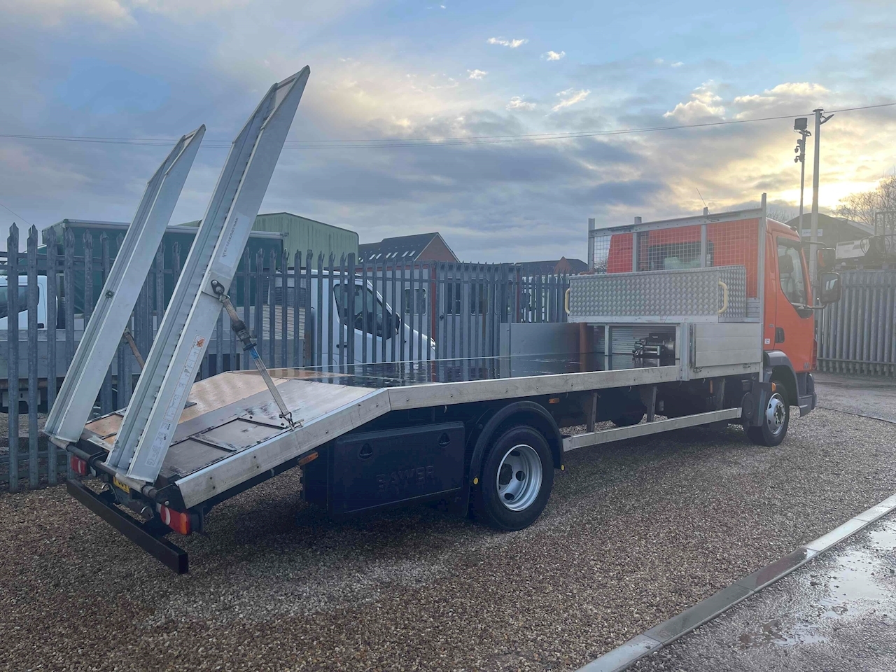 Used 2014 DAF LF 45 7.5 TON MANUAL BEAVERTAIL PLANT RECOVERY TRUCK WITH ...