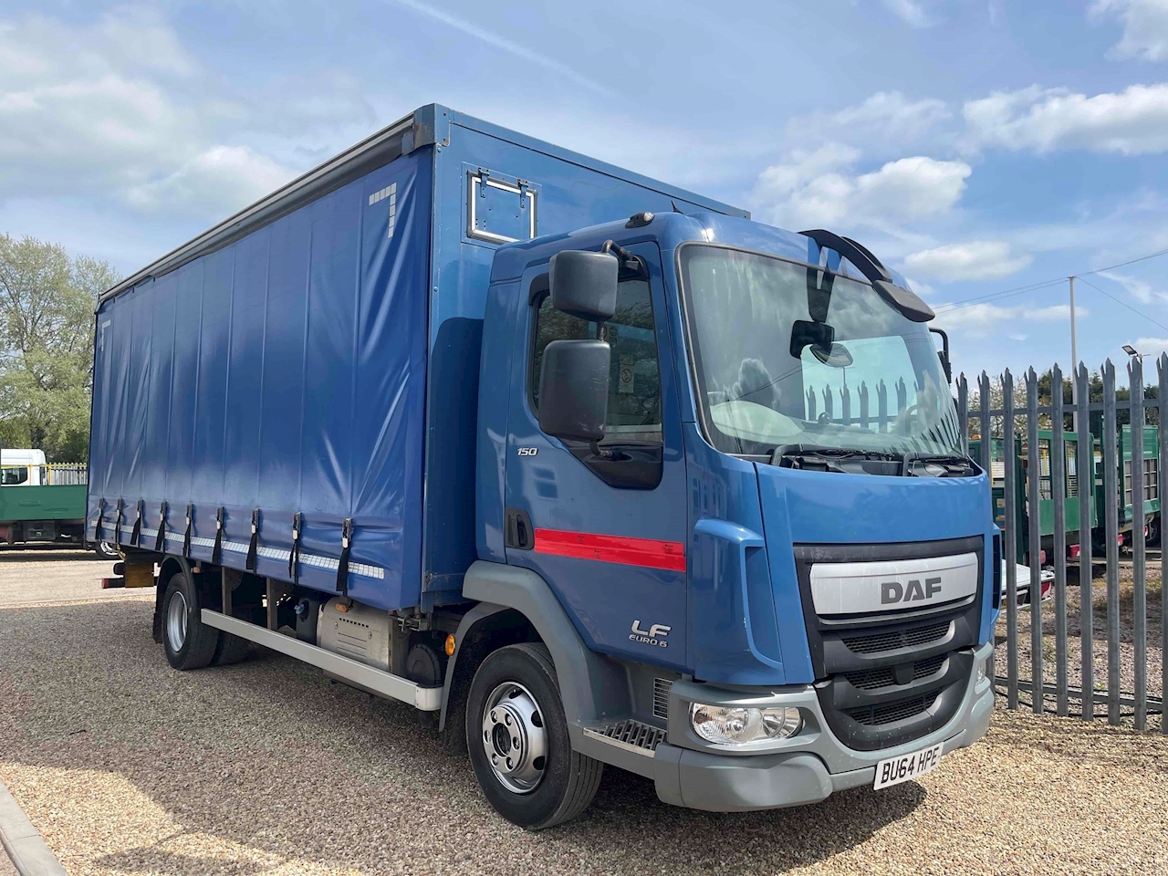 Used 2014 DAF LF 4.5 LF 7.5 TON CURTAIN SIDE CANTILEVER TAIL LIFT For ...