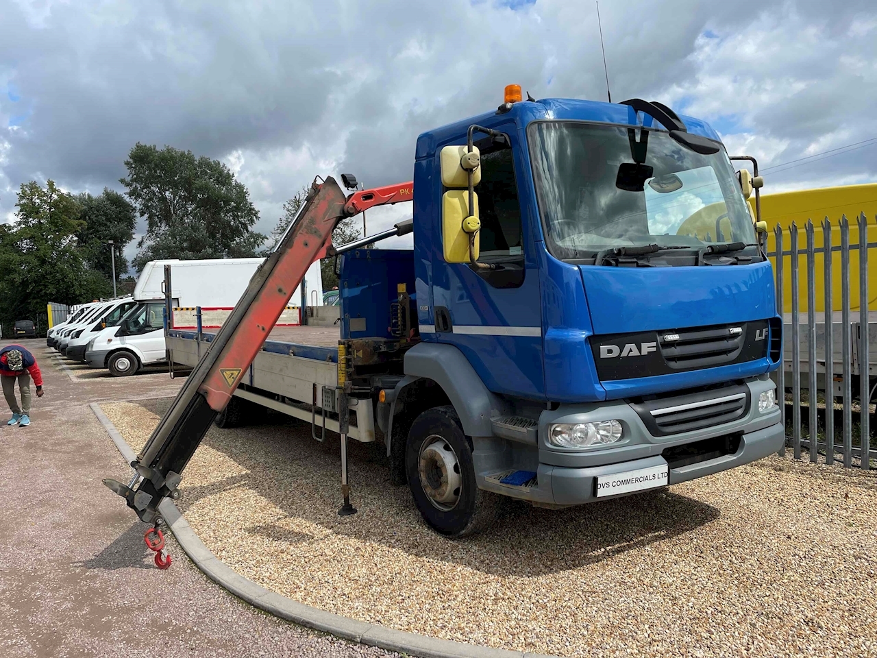 Used 2012 DAF LF 55.220 DROPSIDE CRANE LORRY 23FT For Sale (U2188) | DVS