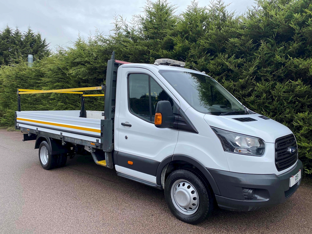 Used 2020 Ford Transit 2.0 350 EcoBlue XLWB Dropside 14ft Body White ...