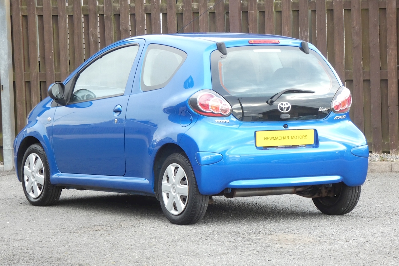 Used 2010 Toyota AYGO Blue For Sale in Aberdeenshire (U517) | Newmachar ...