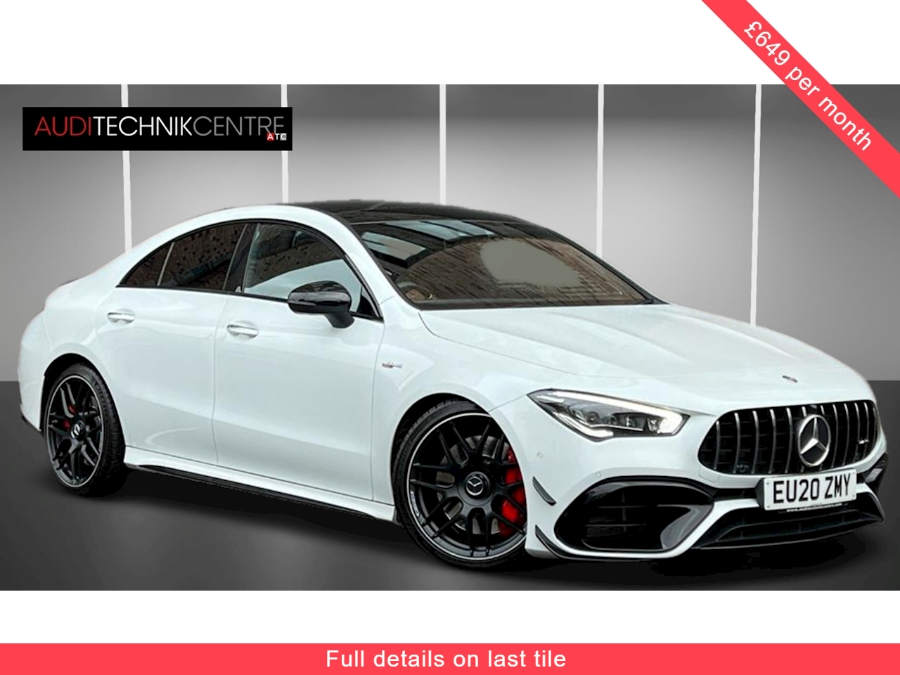 Used 2020 Mercedes-Benz CLA Class CLA45 AMG S Plus For Sale in Glasgow ...