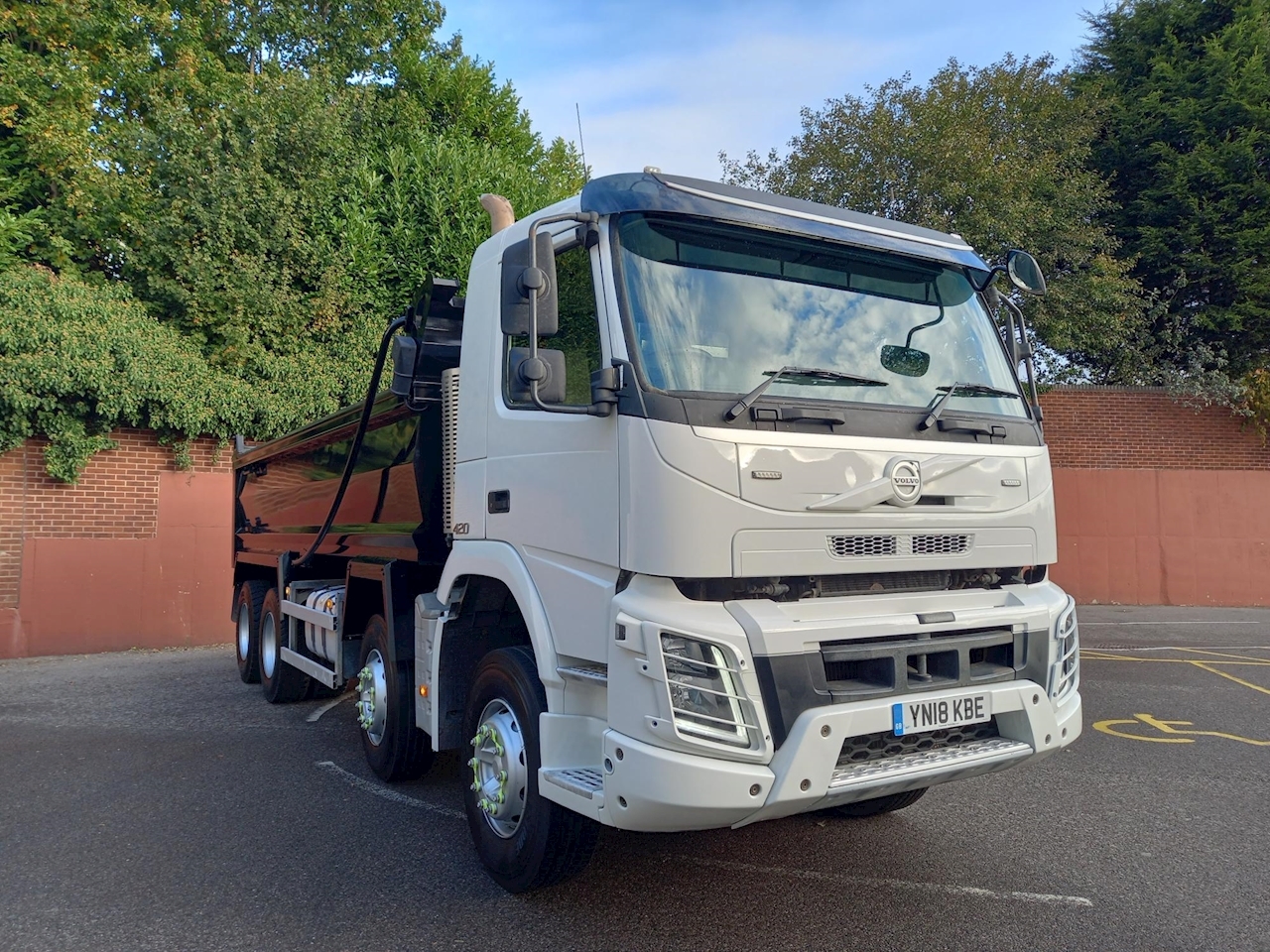 Used 2018 Volvo FMX 420bhp 13 LITRE 8X4 THOMPSON STEEL BODY For Sale ...