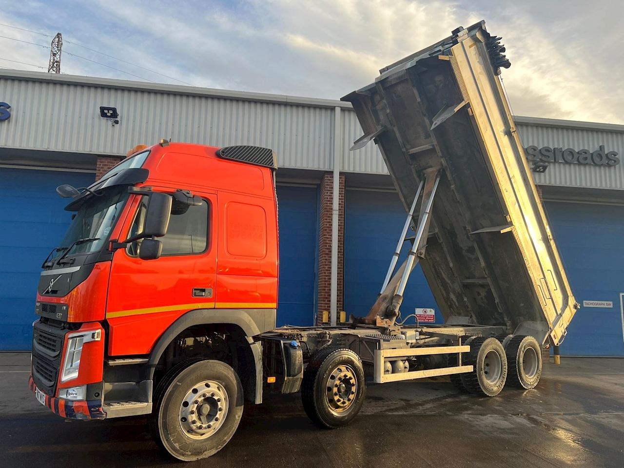 Used 2017 Volvo FM 420 GT 8X4 BROUGHTON STEEL BODY TIPPER * ONBOARD ...