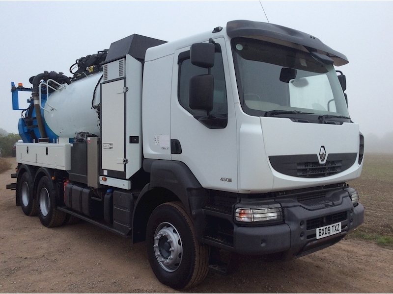 Used 2009 Renault Kerax 450 DXI High volume jetting & vacuum Tanker For ...