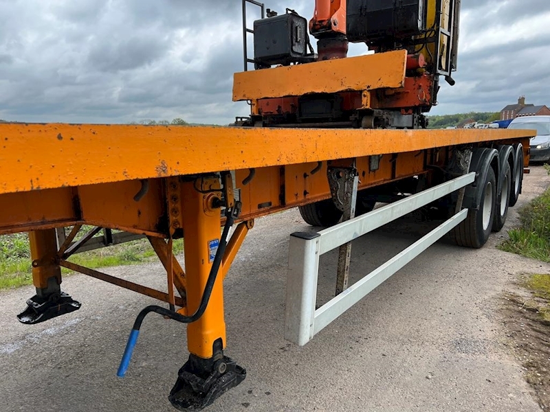 Used 2008 Dennison Brick Trailer Fitted with Atlas Brick Crane For Sale ...