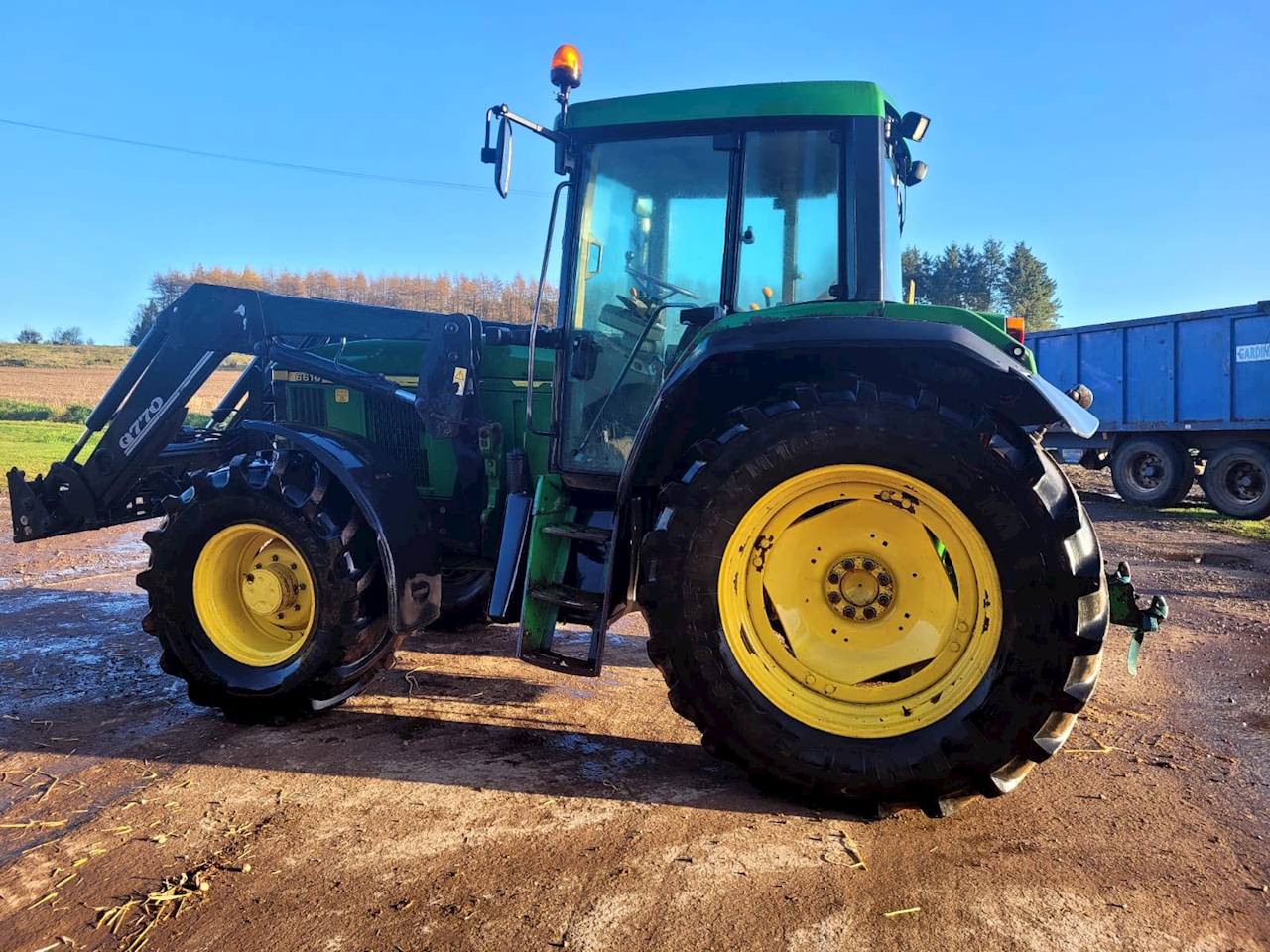 Used 2001 John Deere 6610 Tractor Fitted with Q770 Quicke Loader For ...