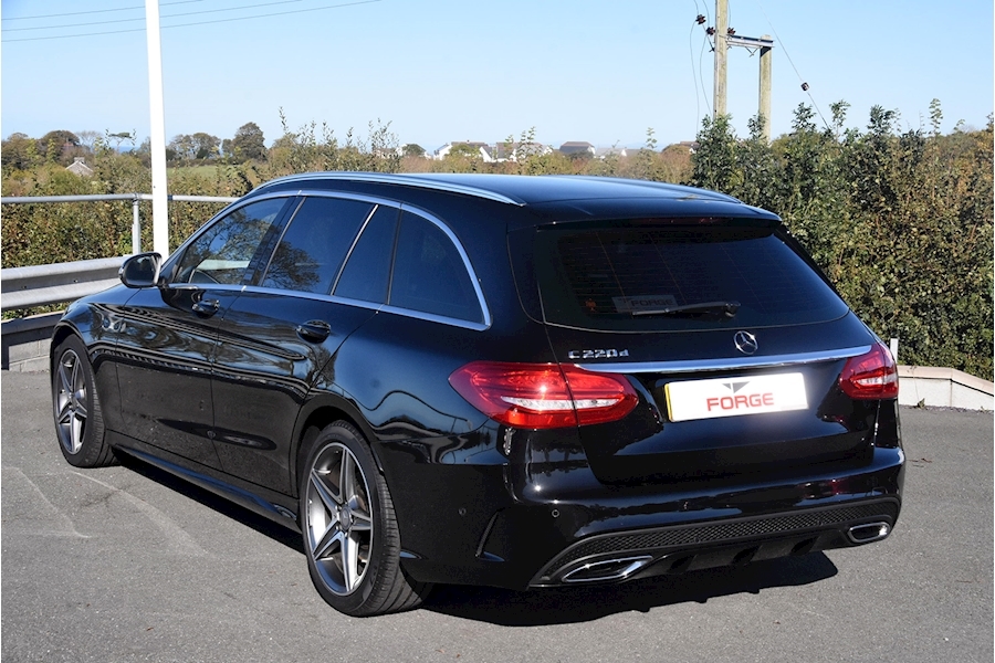Used 2015 Mercedes C Class C220 D Amg Line For Sale in Ceredigion ...